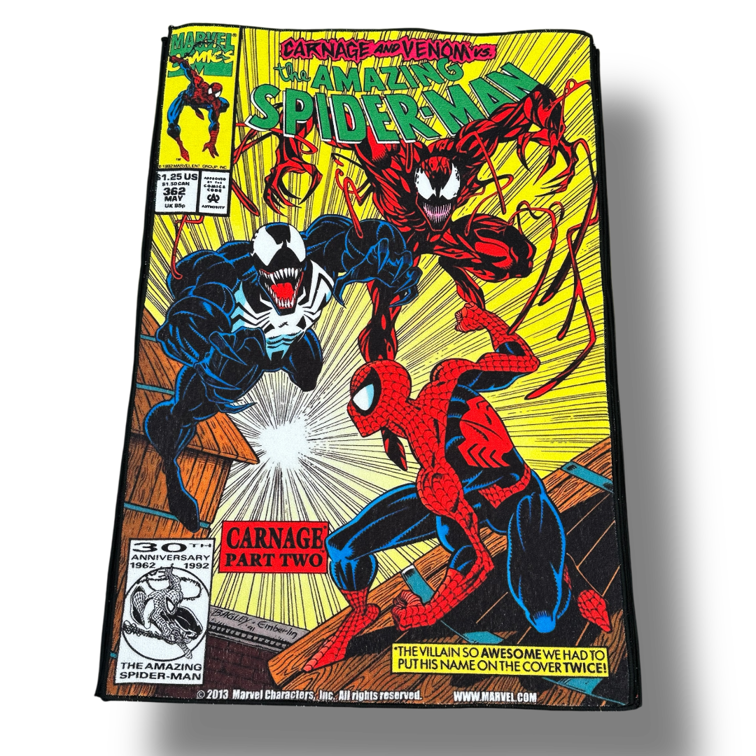 The Amazing Spider-Man Carnage & Venom Vs. Spidey PT.2 Rug – Rug Fiendz